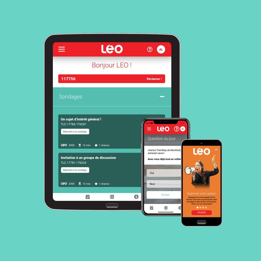 Nouvelles LEO | Donnez votre opinion, recevez des récompenses!